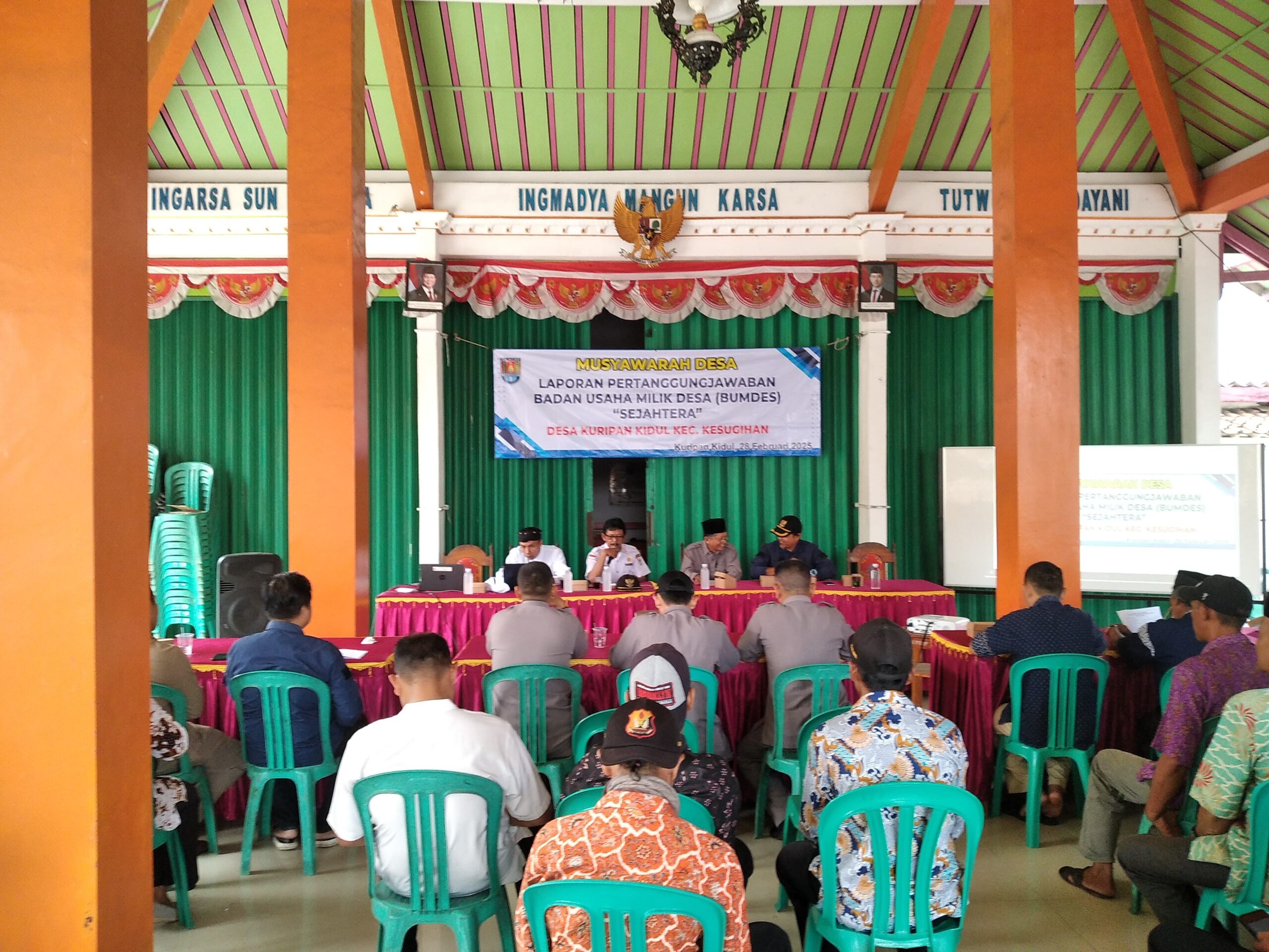 Musyawarah Desa: Laporan Pertanggungjawaban Badan Usaha Milik Desa (BUMDES) “Sejahtera” Desa ...